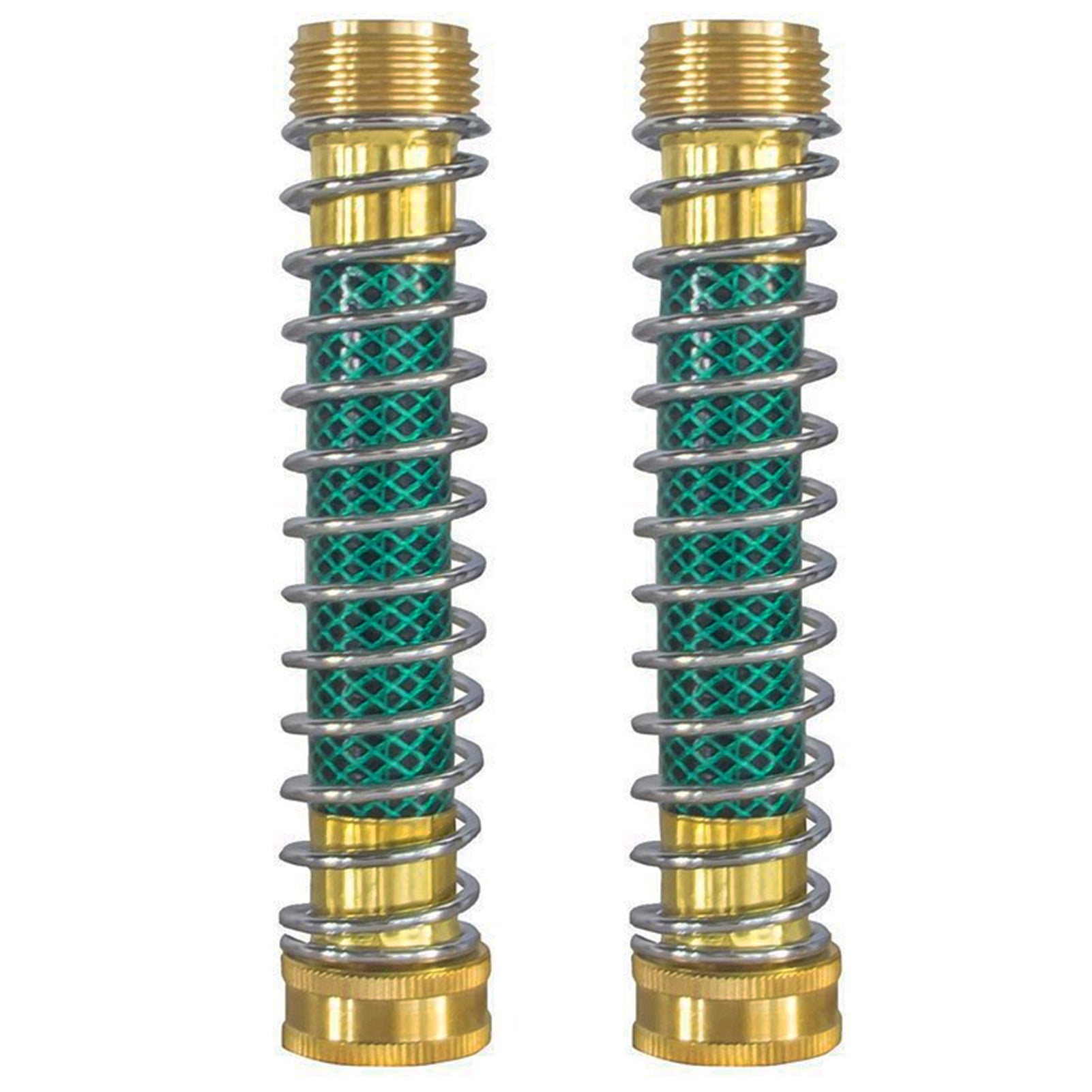 Flexible Garden Hose Extender with Coil Spring Prevents Kinks And Water ...