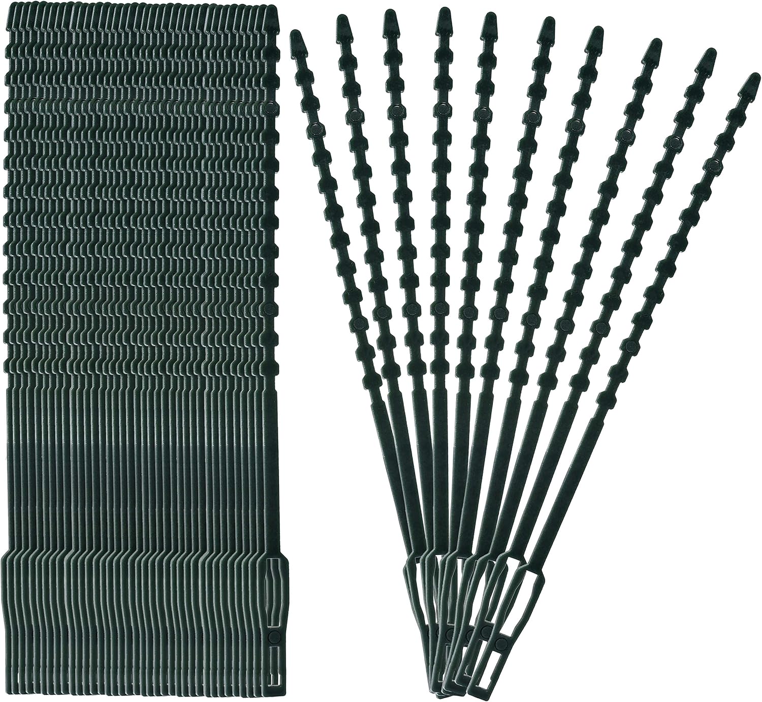 Flexible Garden Supports for Flower Bed Edging, Bamboo Table Runner for ...