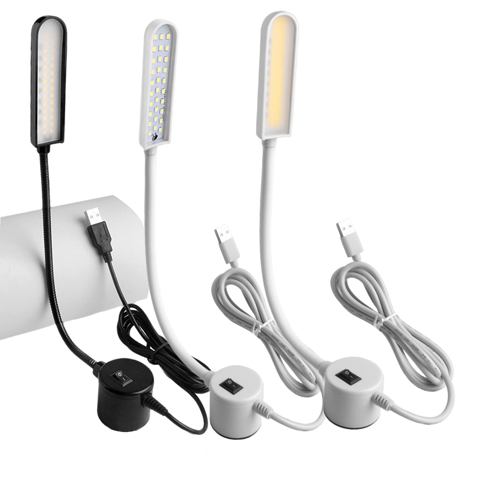 Flexible Gooseneck LED Work Light Magnetic USB Sewing Machine Lamp 30 ...