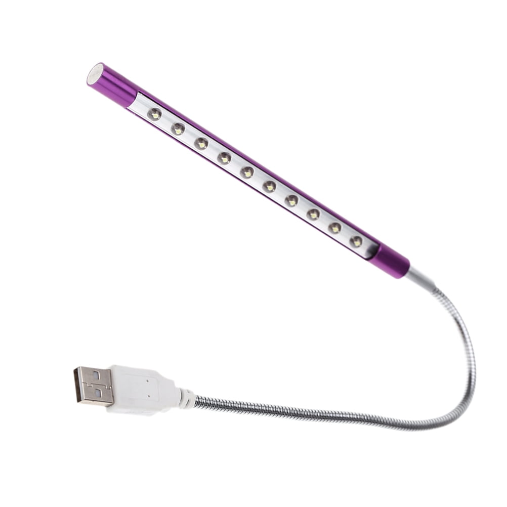 Flexible Gooseneck Light USB Powered LED Bulb Laptop for Keyboard ...