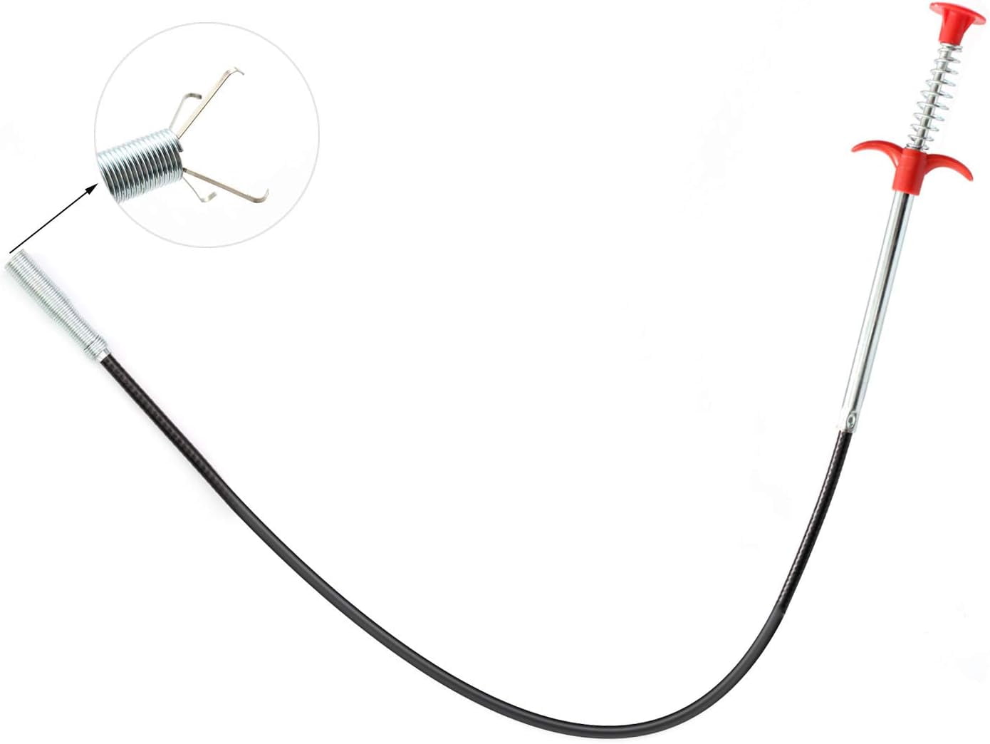 Flexible Grabber Claw Pick Up Reacher Tool, Heavy Duty Spring Design ...