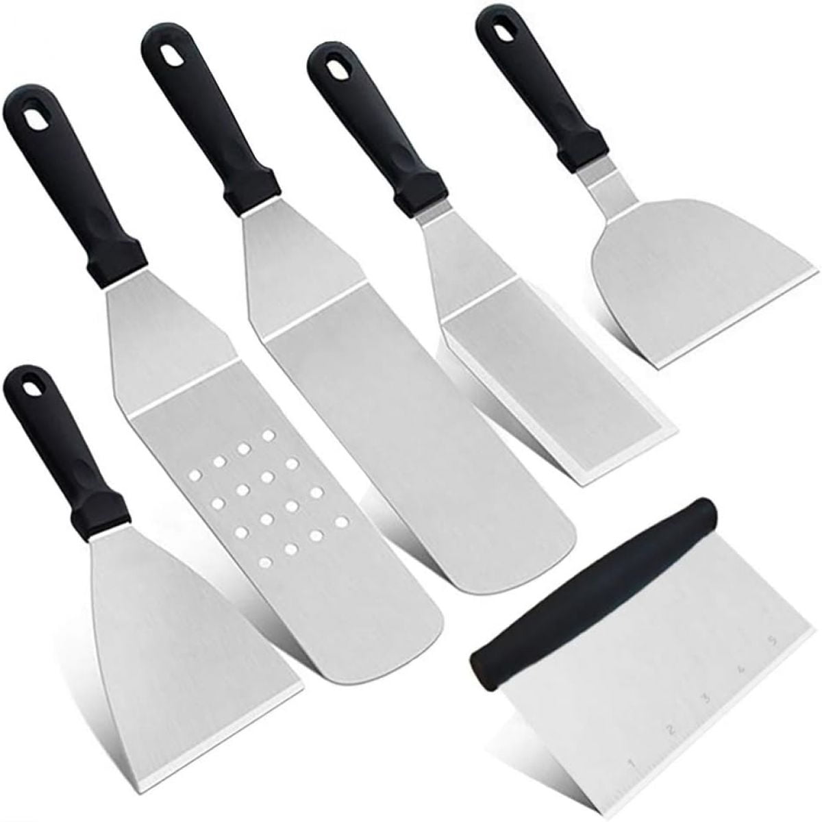 Perforated Grill Turner Set, High-quality Materials Stainless Steel ...