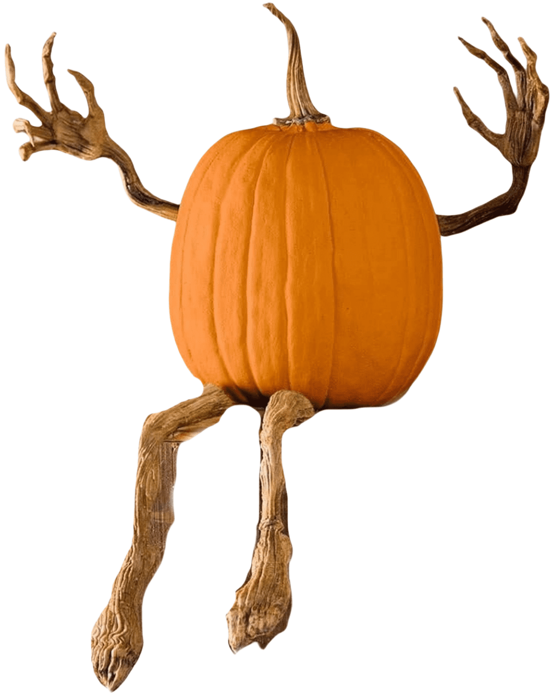 Flexible Halloween Pumpkin Decor - Bendable Arms & Legs for Spooky ...