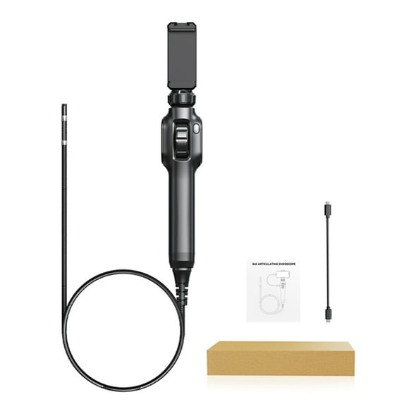 Flexible Handheld Borescope Endoscope Camera with Large Screen Display ...