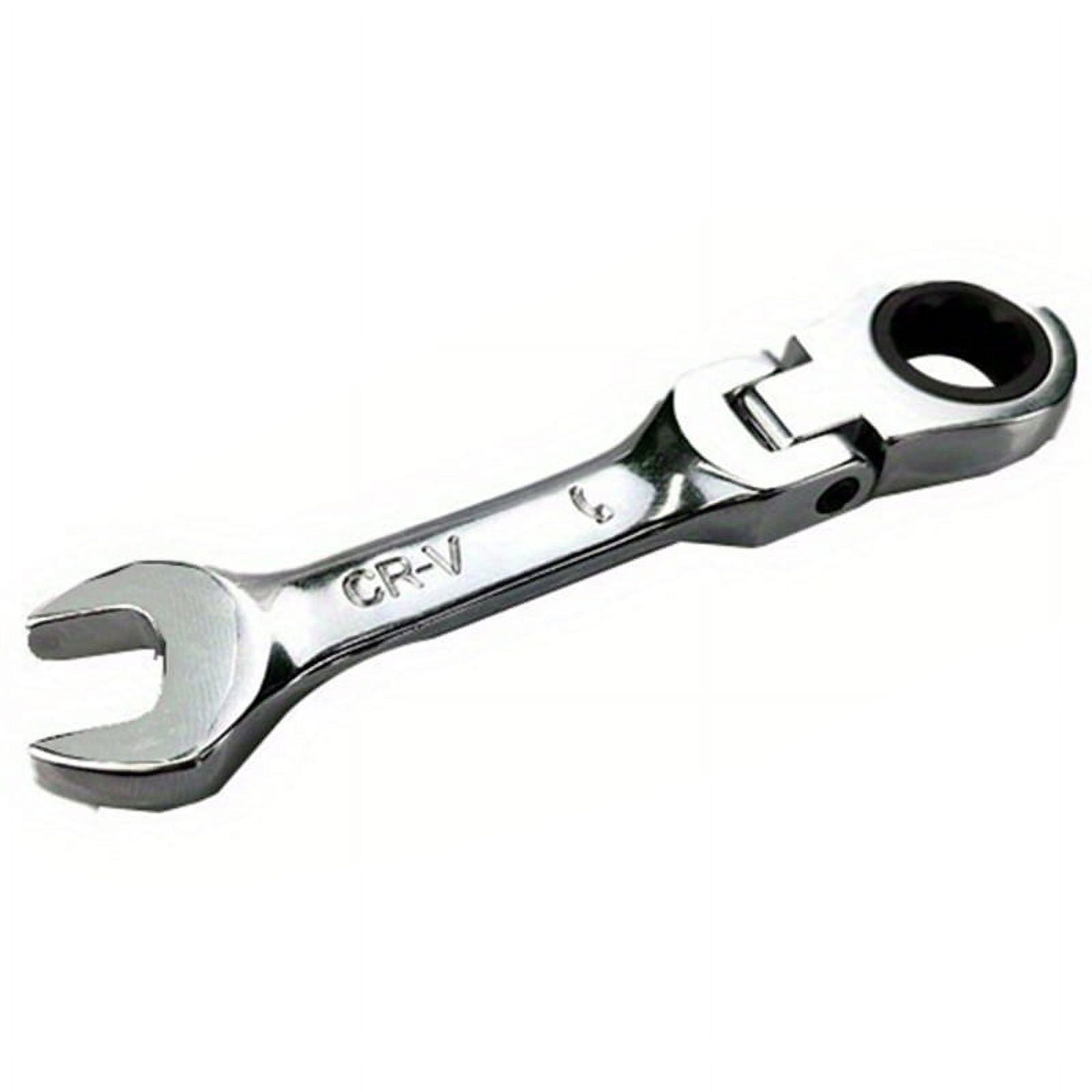 Flexible Head Ratchet Wrench 72Tooth Short Handle Hand Combination ...
