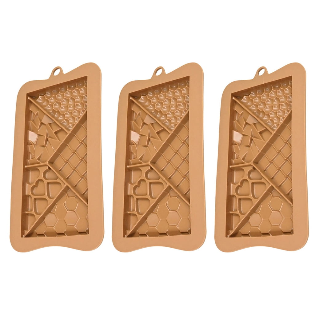 Flexible Heart Shape Chocolate Molds Dishwasher Safe Dessert Baking ...