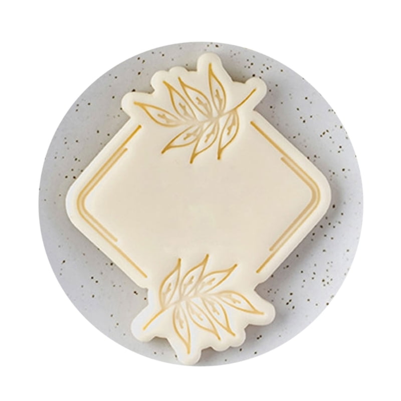 Flexible Home Baking Essential Korean Pattern Blessing Frame Fondant ...