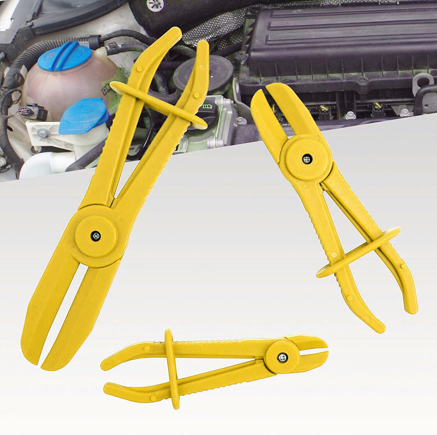 Flexible Hose Clamp Kit Fuel Water Brake Line Pipe Pinch Off Pliers ...