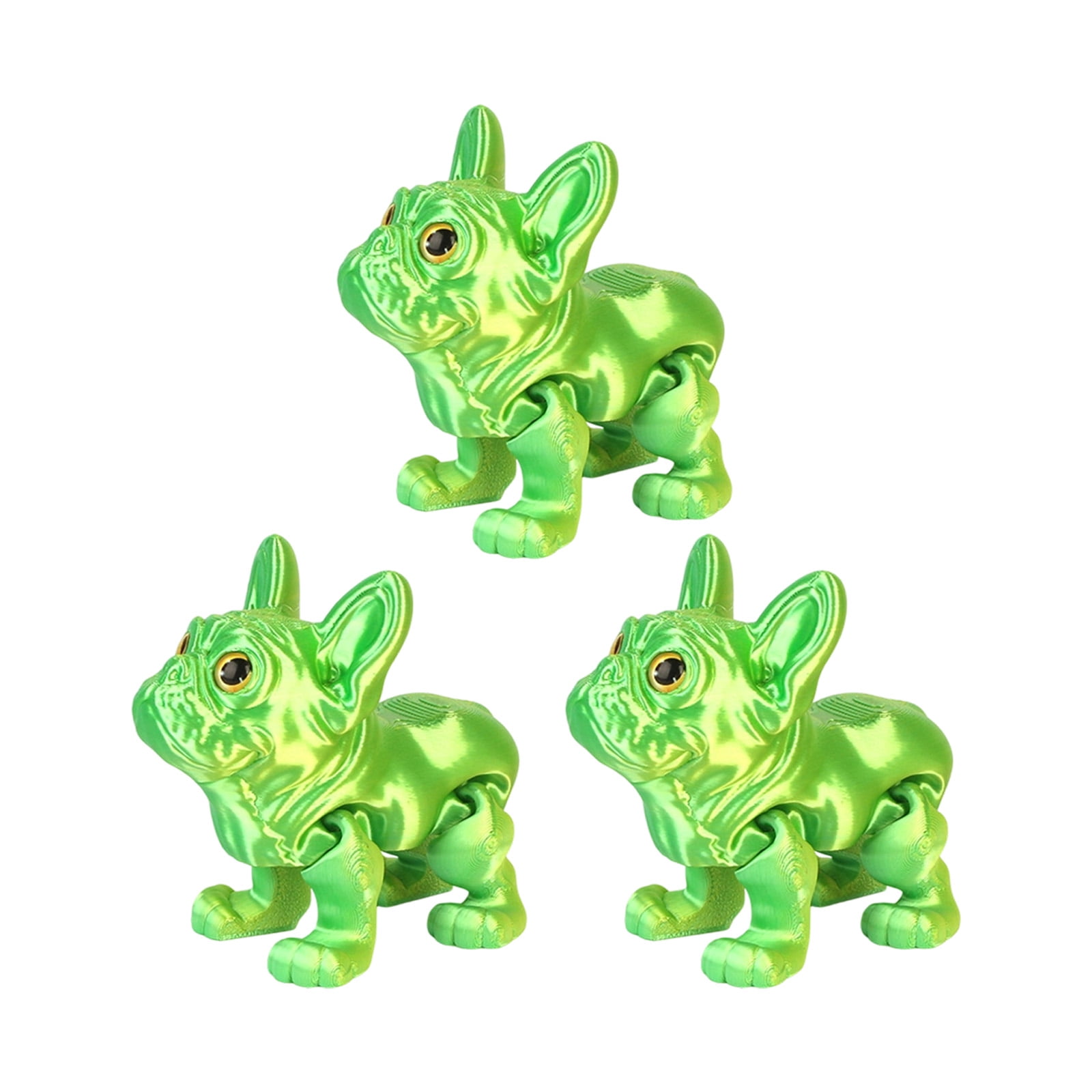 Flexible Joints Articulated Dogfight Fidgets Toy Realistic Figurine 3 ...