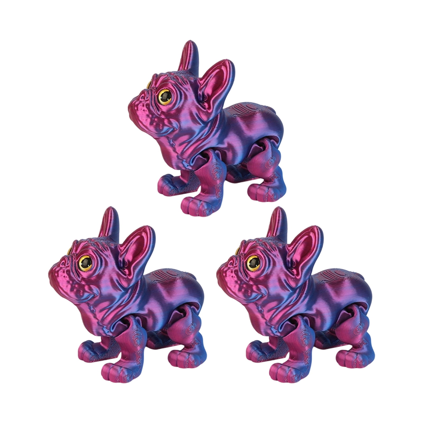 Flexible Joints Articulated Dogfight Fidgets Toy Realistic Figurine 3 ...