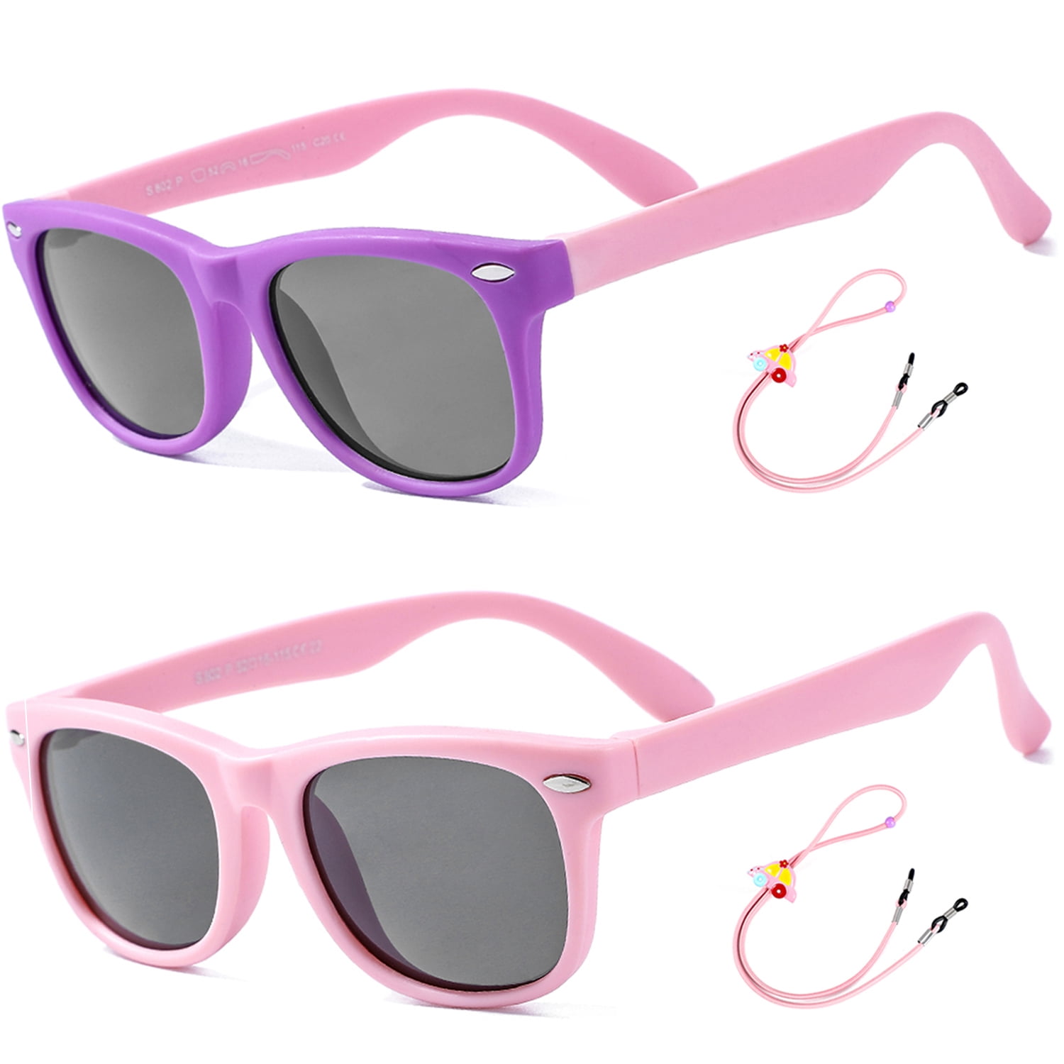 Flexible Kids Sunglasses Polarized Sun Glasses Girls Boys Shades UV400 ...