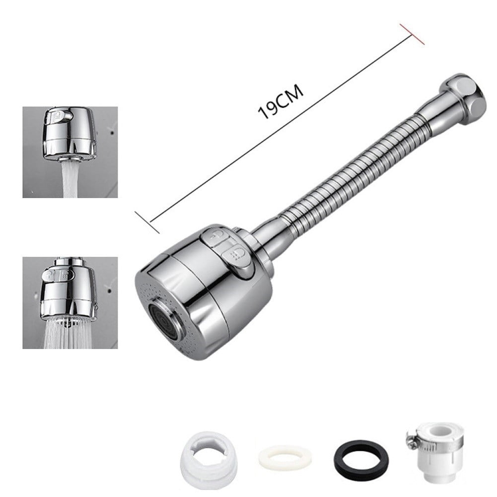 Flexible Kitchen Tap Head, Water Saving Faucet Extender, Sink Spray ...