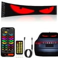 Flexible LED Car Display with Devil's Eye & Logo Animation, Remote ...