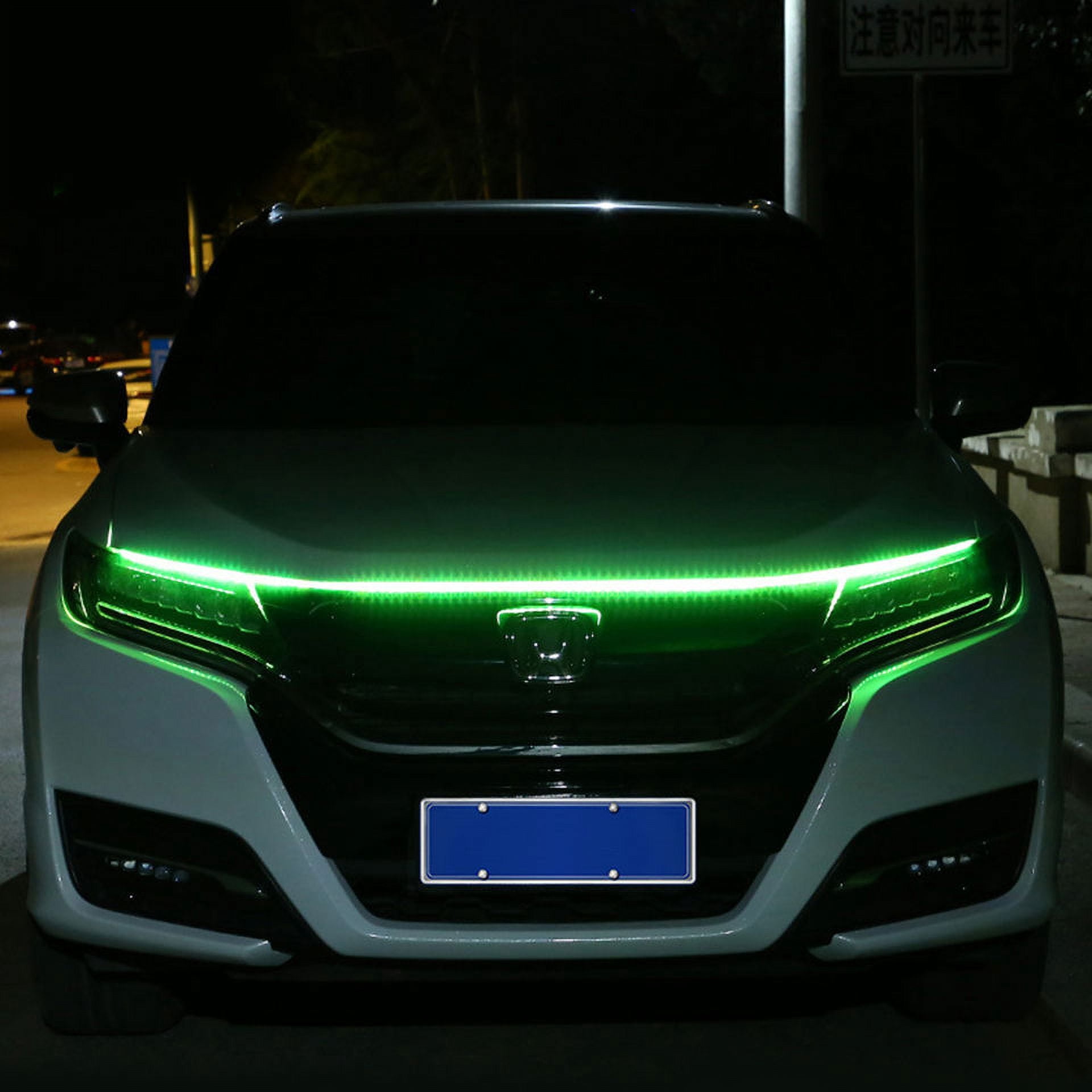 Flexible LED Light Strip 12V Waterproof for Car Auto Hood Tail DRL ...