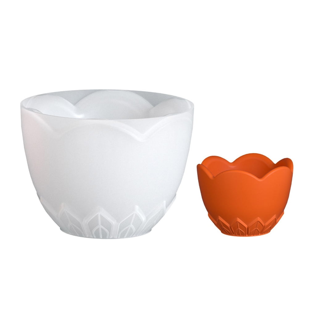 Flexible Leaf Design Candle Cup Jar Mold Jewelry Box Molds Silicone ...