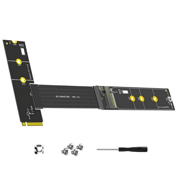 Flexible M.2 Solid Disk Extender Cable 30CM Length Supports PCIE4.0 And ...
