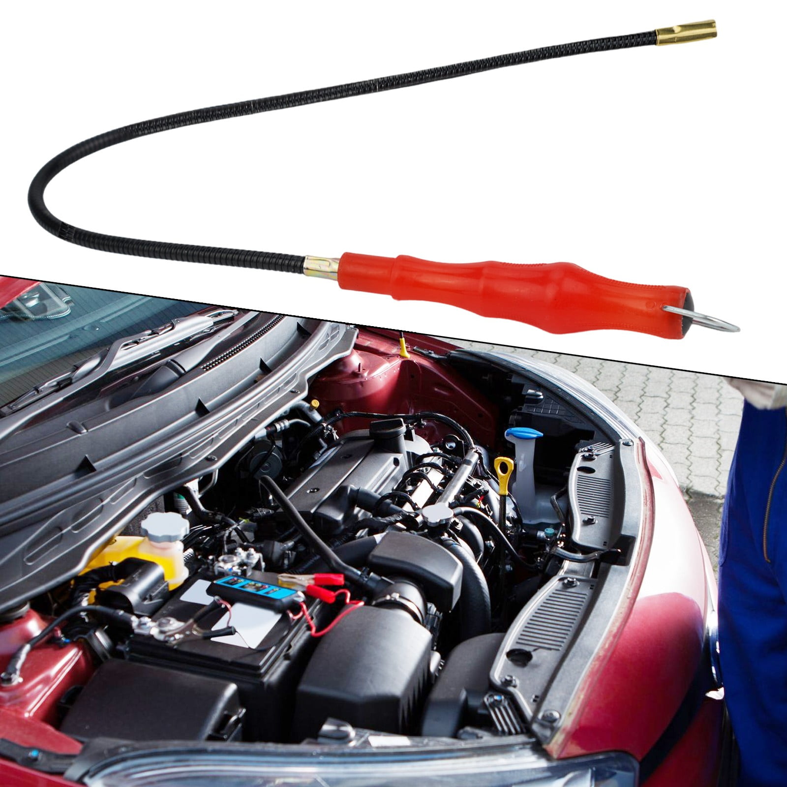 Flexible Magnetic Bendable Picker Magnet Shaft Pick Up Rod Hand Tool ...