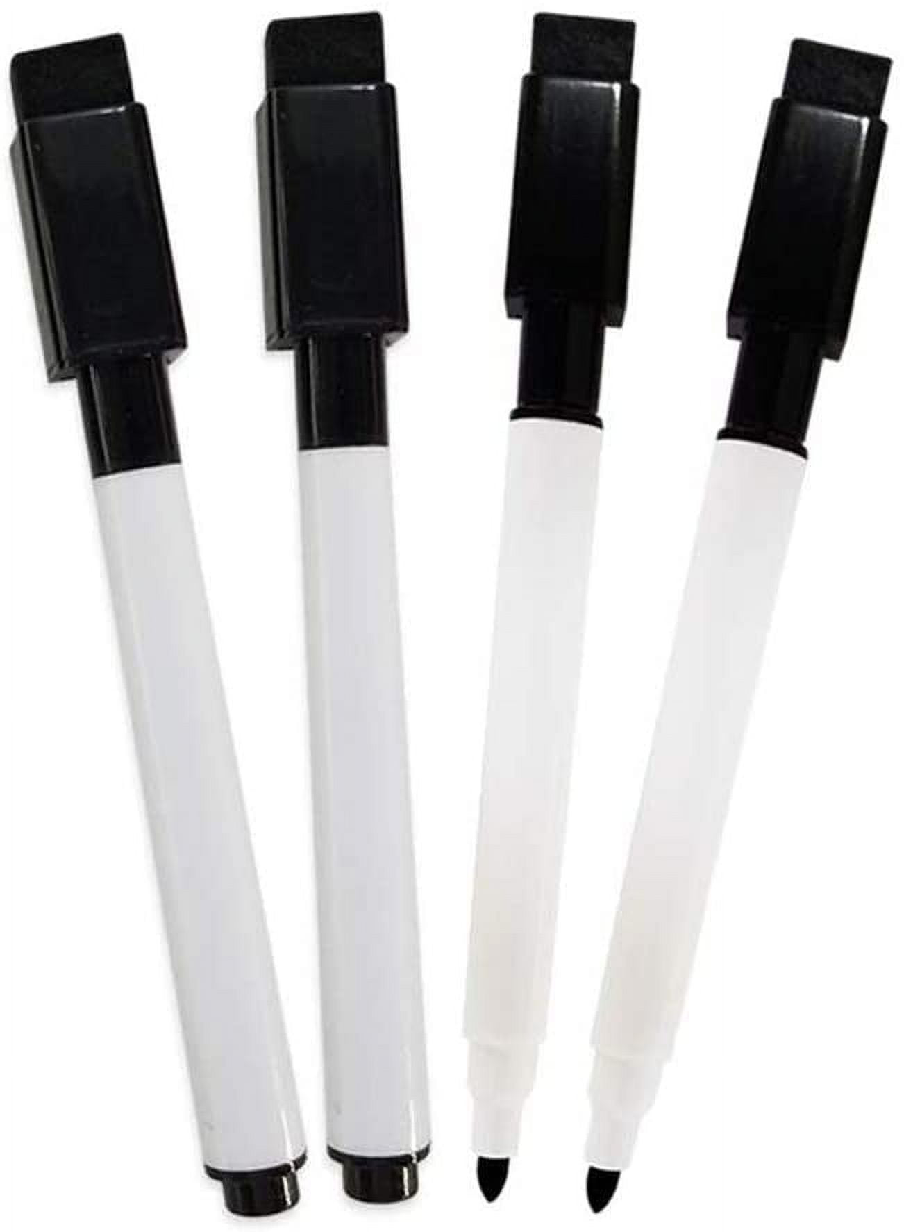 Flexible Magnets Fine Tip Dry Erase Markers, 2 Pack, Magnetic, Cap ...