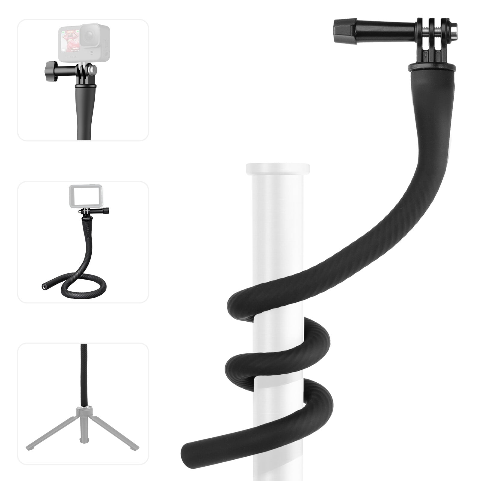 Flexible Mini Octopus Camera Mount – Wrapable Tripod for GoPro Hero 12 ...