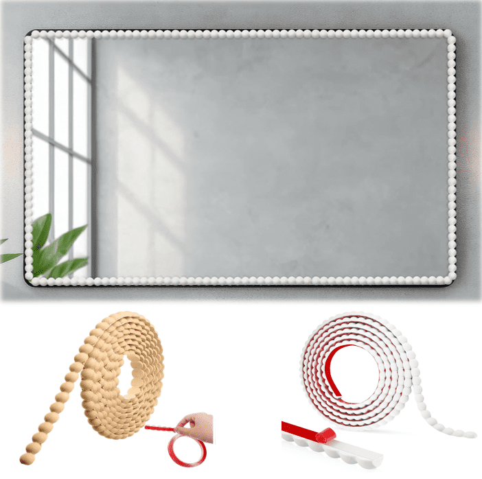 Flexible Molding Trim Self Adhesive – Waterproof Decorative Trim for ...