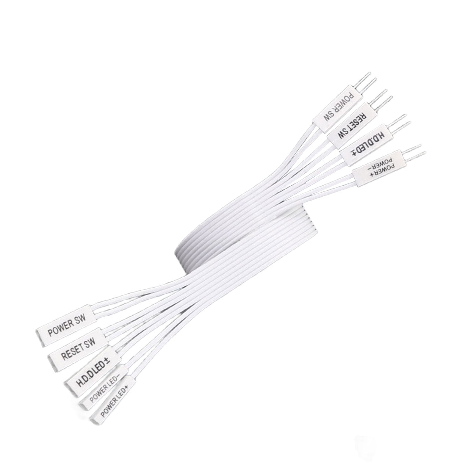 Flexible Motherboard Power Extension Cable for PC Case Front Panel LED ...