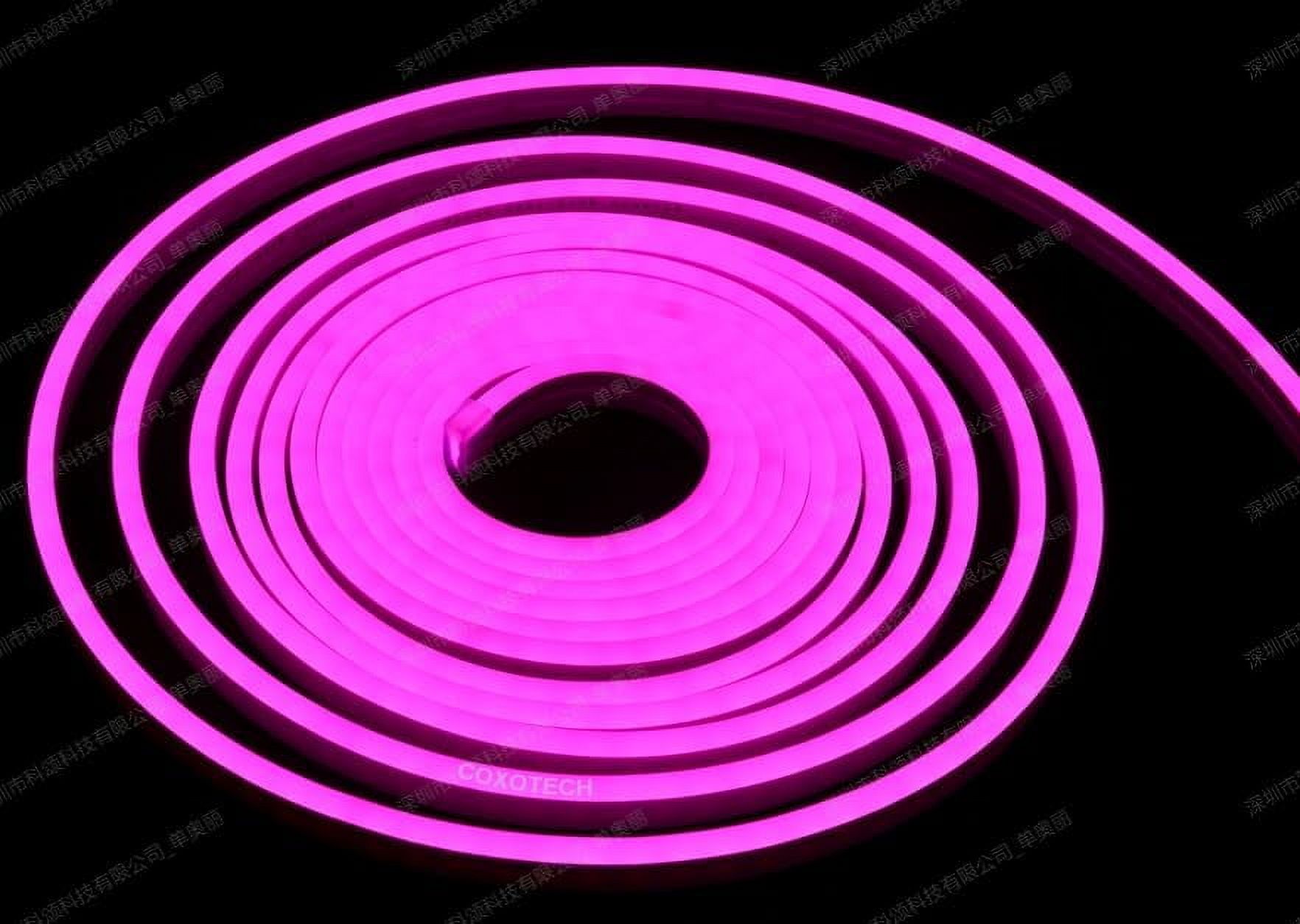 Flexible Neon LED Strip Lights, Waterproof Pink LED Neon Lights ...