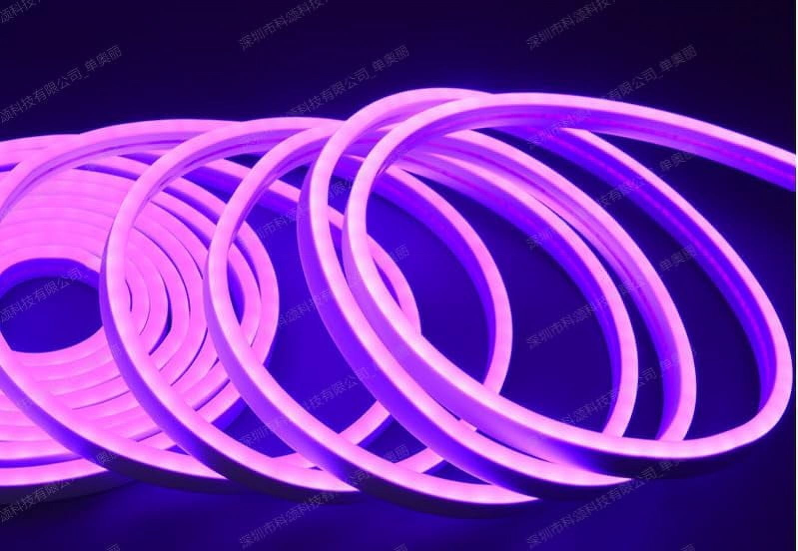 Flexible Neon LED Strip Lights, Waterproof Purple LED Neon Lights ...
