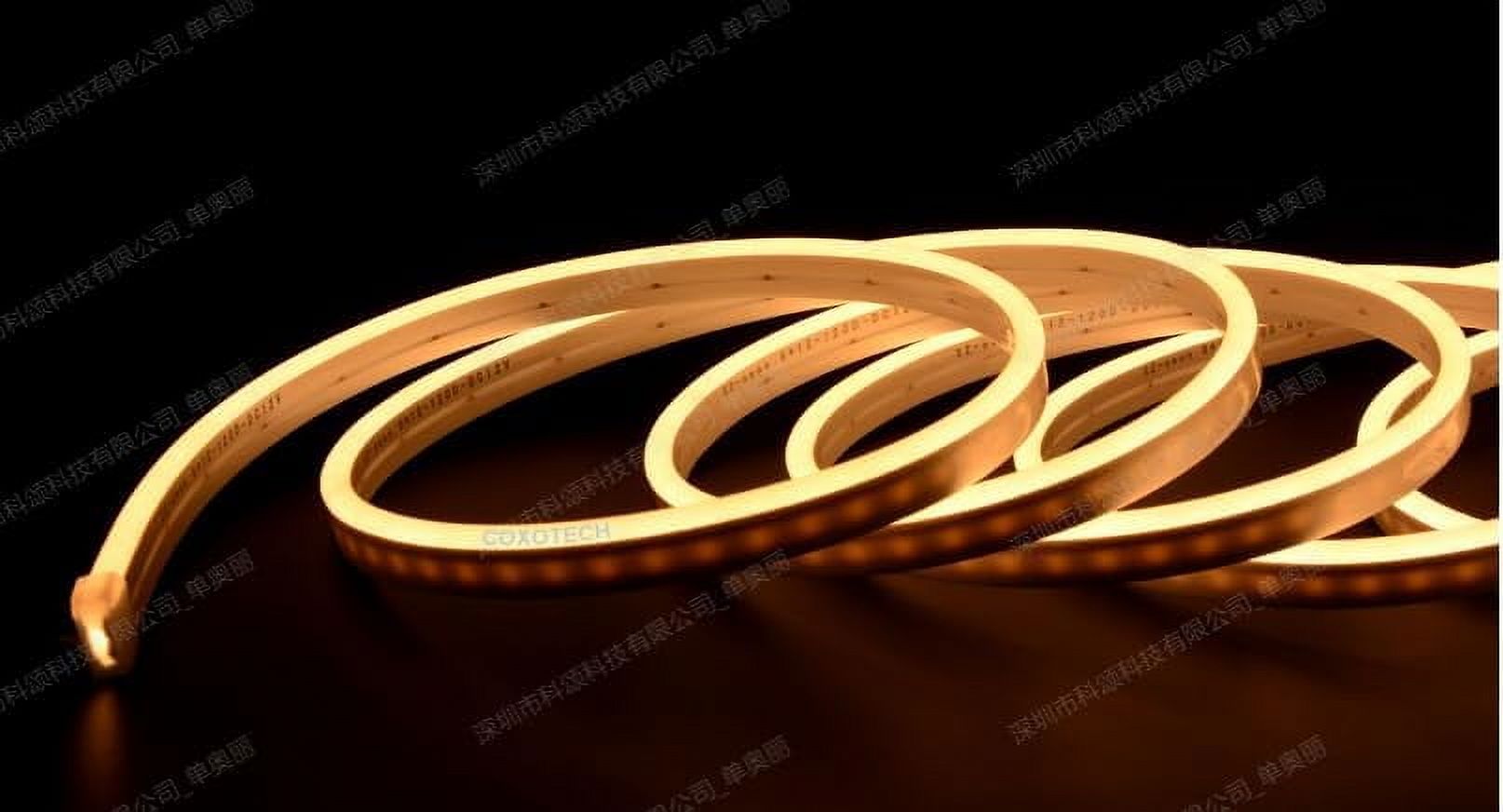 Flexible Neon LED Strip Lights, Waterproof Warm White LED Neon Lights ...