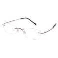 Flexible Optical Hinged Gold Eyeglasses Frames, Lightweight Titanium ...