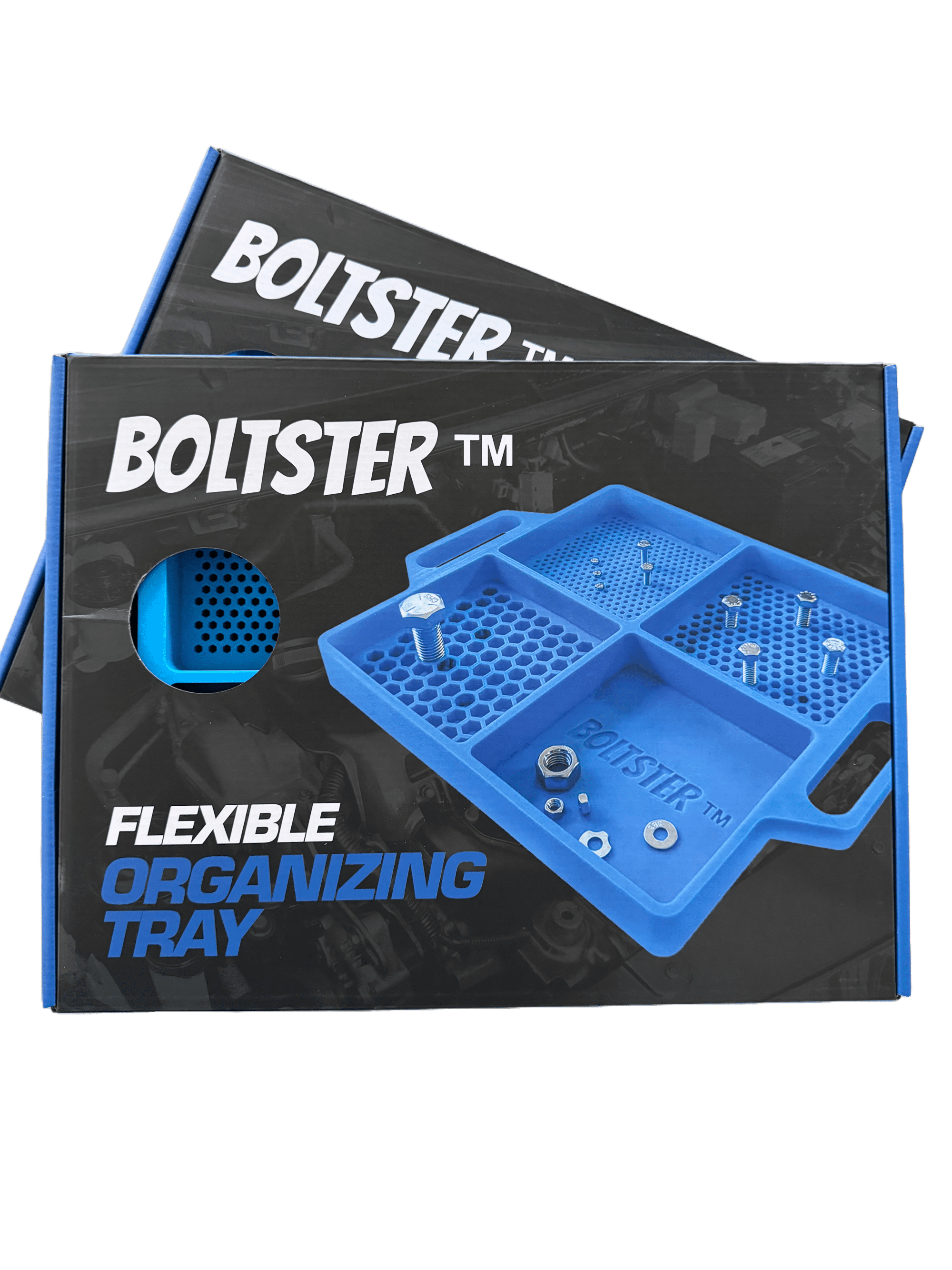 Flexible Organizing Tray Bundle - 2 Pack Blue - Walmart.com