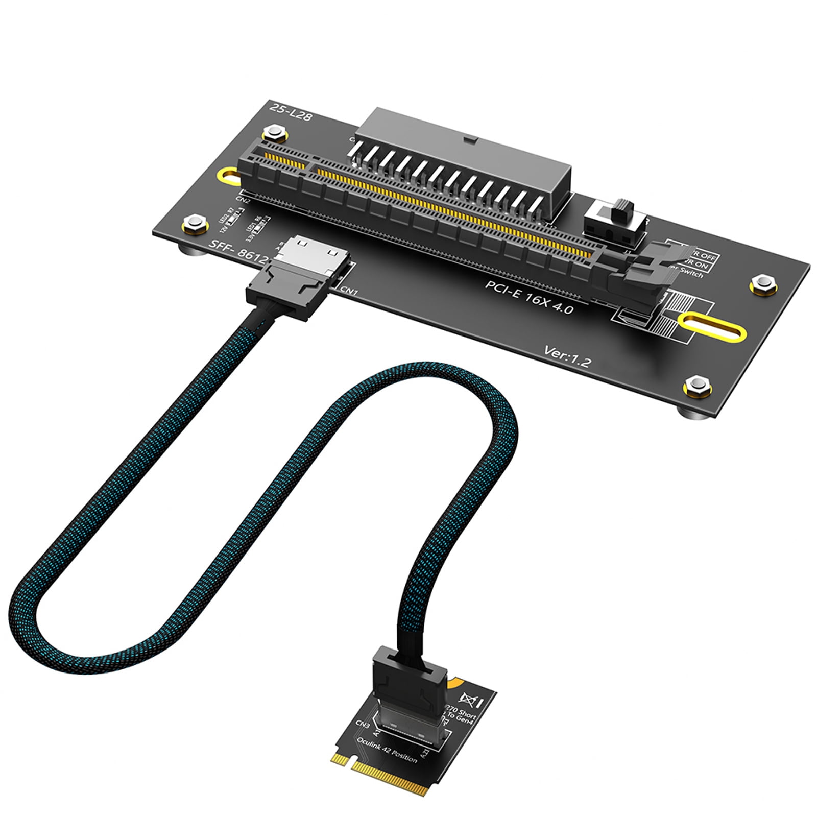Flexible PCIe4.0 to NVMe Extender Cable Featuring Hot Swappable for ...