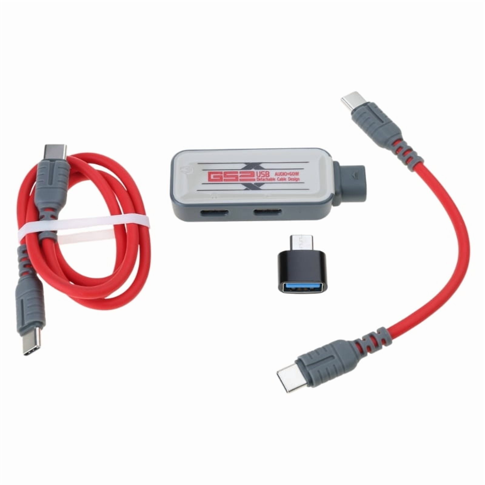 Flexible PD60W TypeC Fast Charging Adapter With Short And Long Type C ...