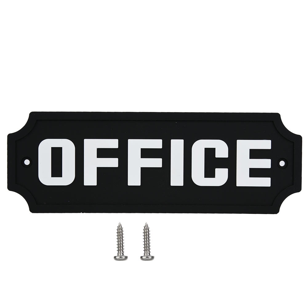 Flexible PVC Door Sign Wall Plaque Plate Notice for House Garden ...