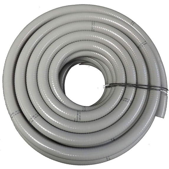 Flexible PVC Non Metallic UL Liquid Tight Electrical Conduit (1/2" dia ...