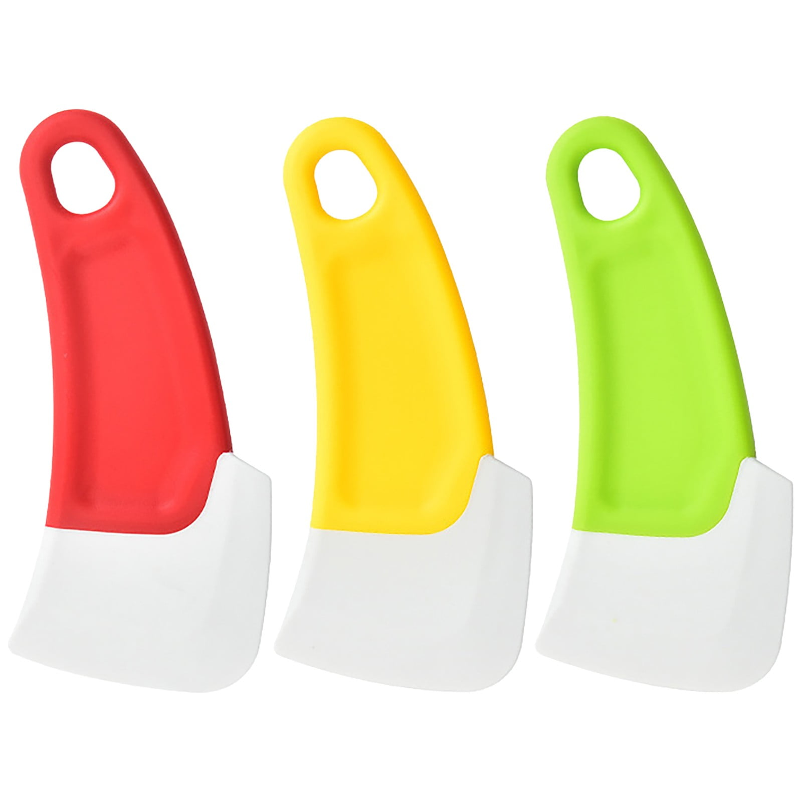 Flexible Pan Scraper, 3-Pack Soft Plastic Scrapers for Non-Stick ...