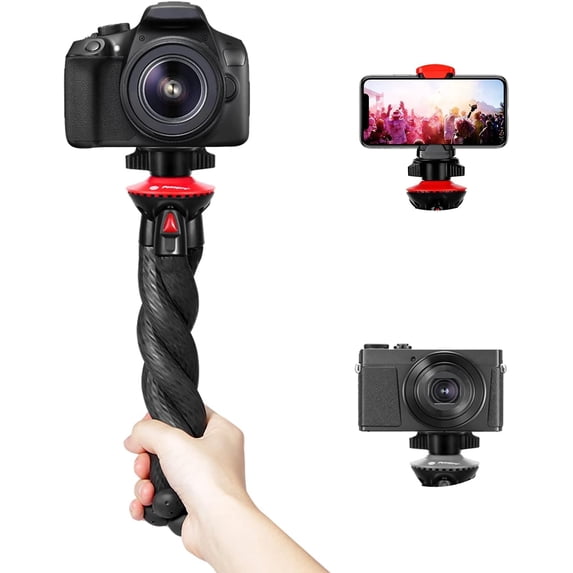 Flexible Phone Tripod Bendable for Mini Camera Handheld Stand Vlogging ...