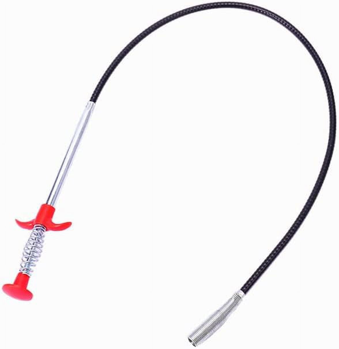 Flexible Plastic Drain Clog Remover Tool -36 inch Length with 4 Claws ...