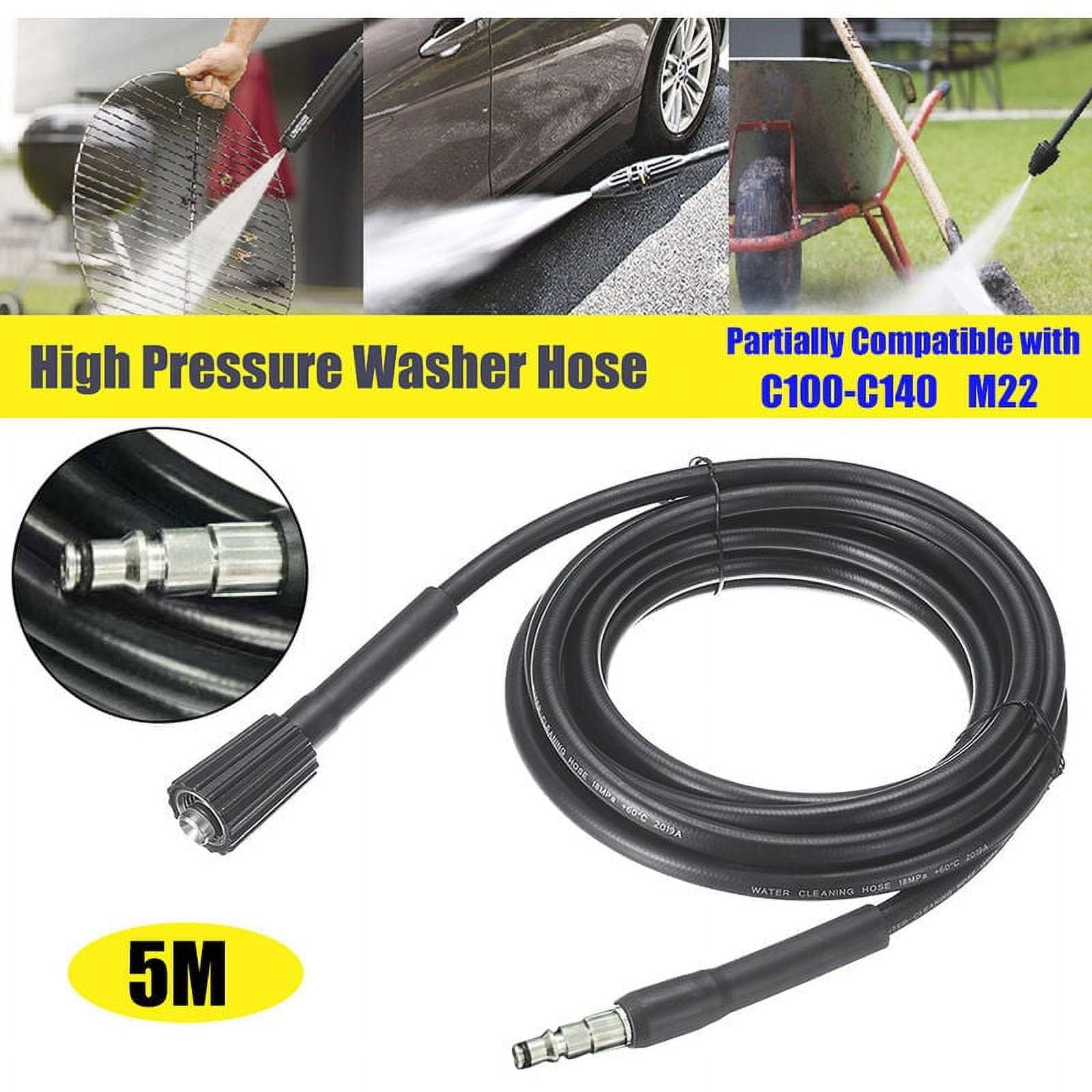 Flexible Pressure Washer Hose, Universal Fit, High Pressure Explosion ...