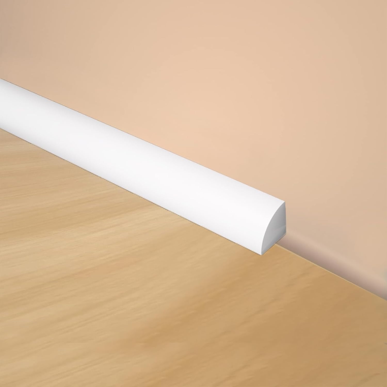 Flexible Quarter Round Molding Trim Self Adhesive, Peel and Stick ...