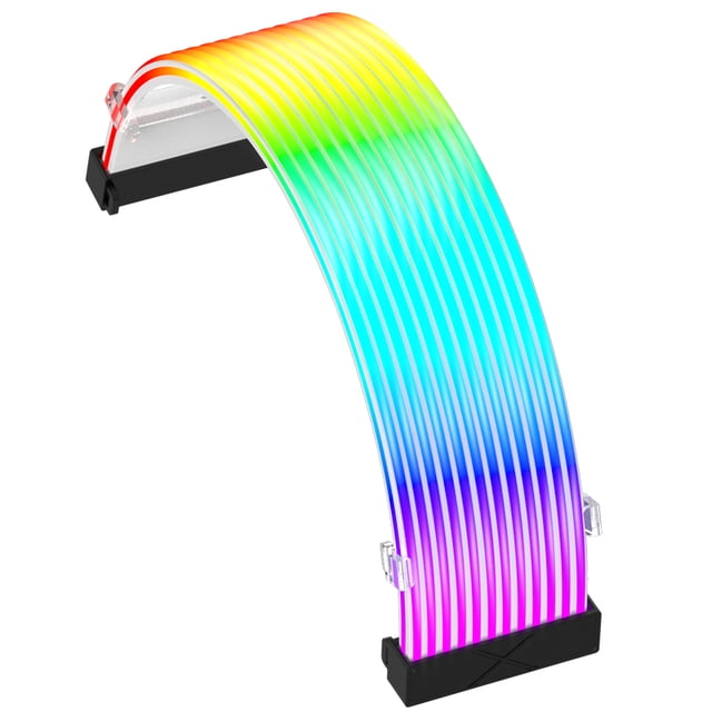 Flexible RGB LED Light Strip Bar ARGB Board Cover For Computer Power ...