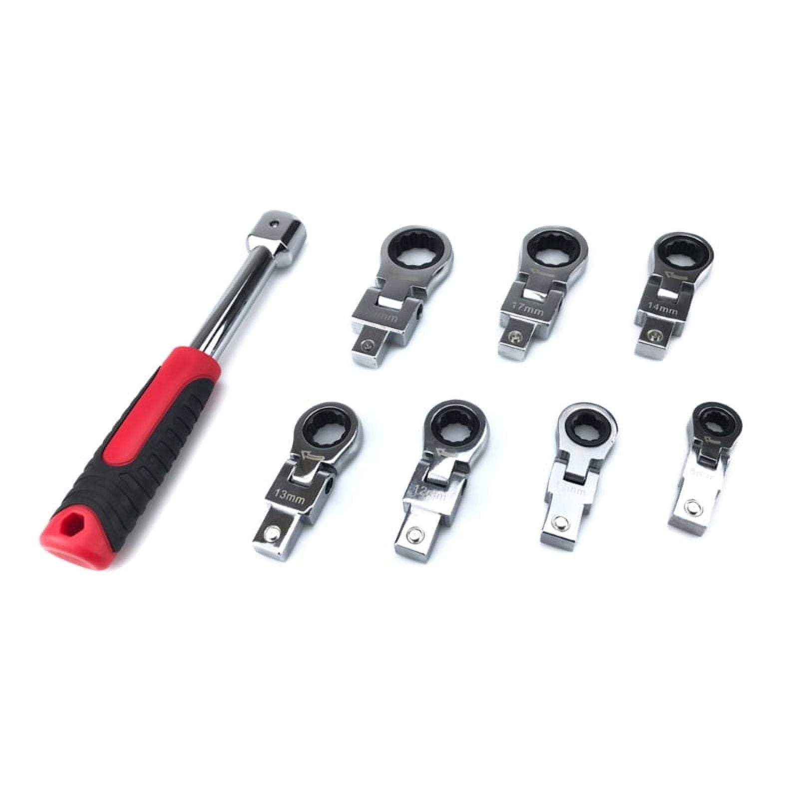 Flexible Ratchet Action Wrench Spanner Nut Tool Ratchet for Heads ...