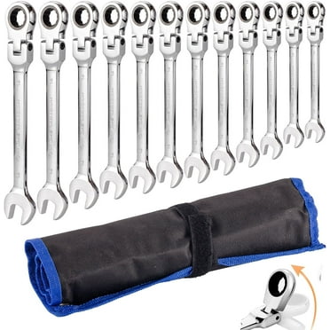 Hyper Tough 12-Piece Metric Flex Head Ratcheting Wrench Set - Walmart.com