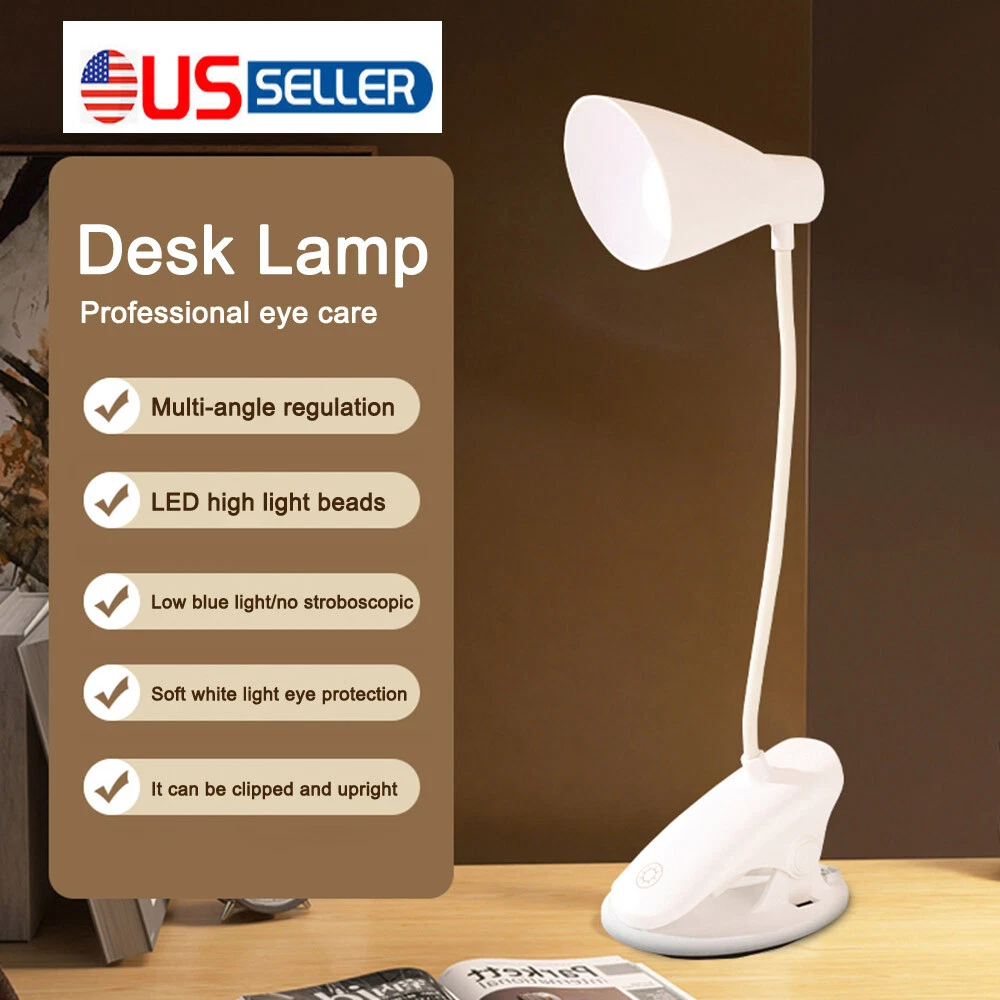 Flexible Rechargeable LED Book Light With 3 Light Modes Easy Clip ...