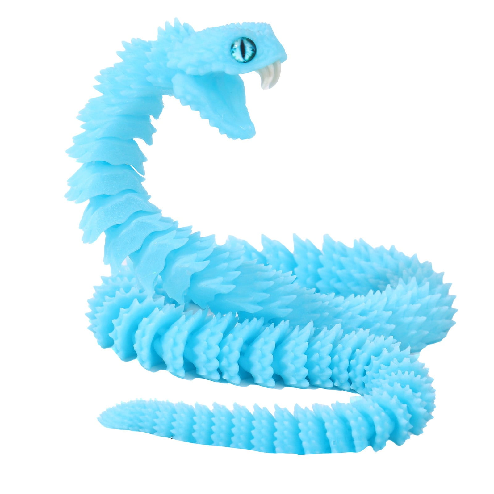 Flexible Red Snake Toy Realistic Articulated Design, Bendable Joints ...