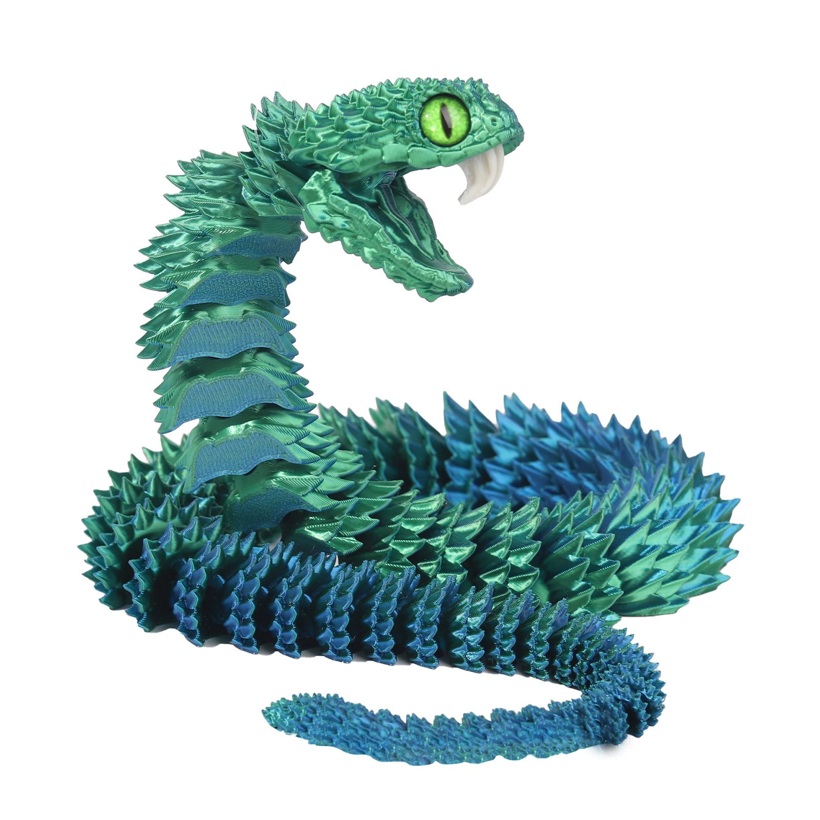 Flexible Red Snake Toy Realistic Articulated Design, Bendable Joints ...