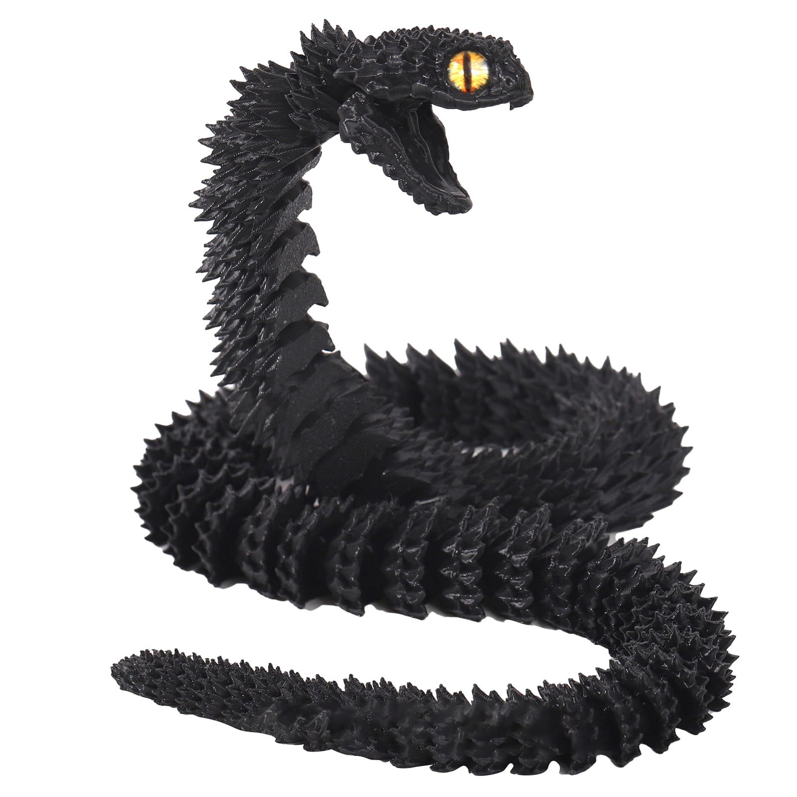 Flexible Red Snake Toy Realistic Articulated Design, Bendable Joints ...