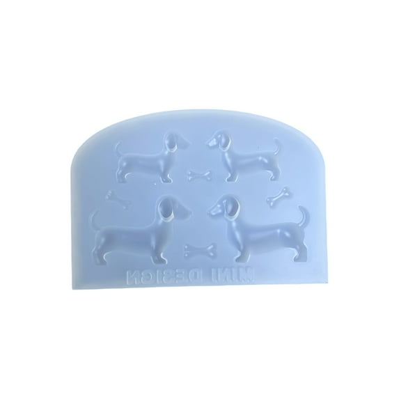 Flexible Reusable Mold Detailed Dog Design Epoxy Casting Art Supplies ...