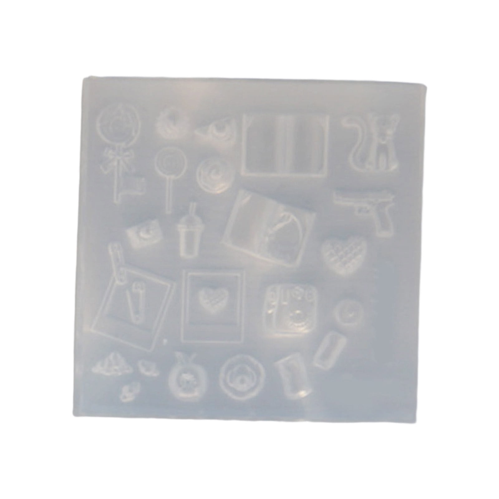 Flexible Reusable Nails Charm Casting Mold For Resin Art Beginners And ...
