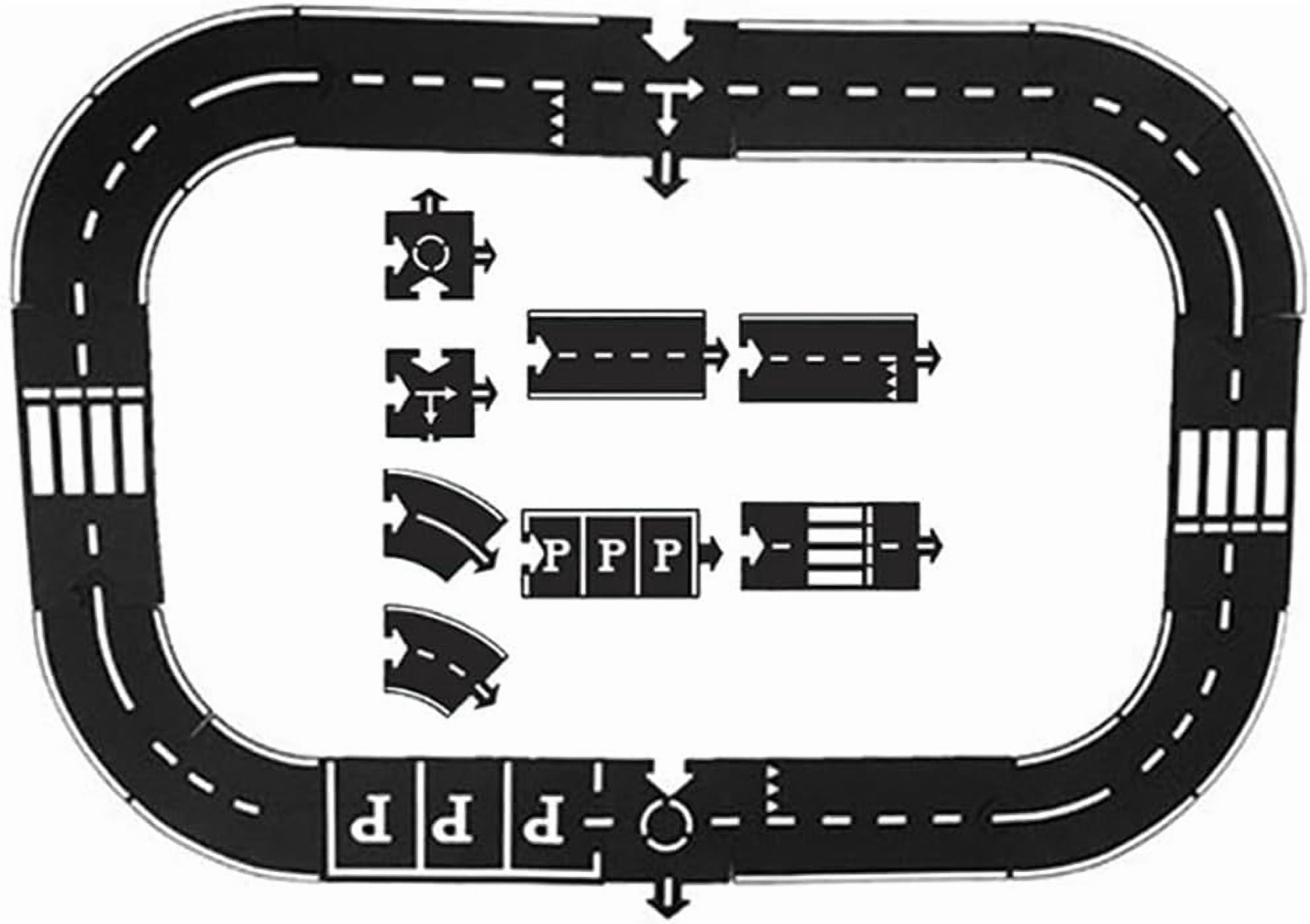 Flexible Rubber Road Puzzle Track Pieces,Flexible Expressway Circuit ...
