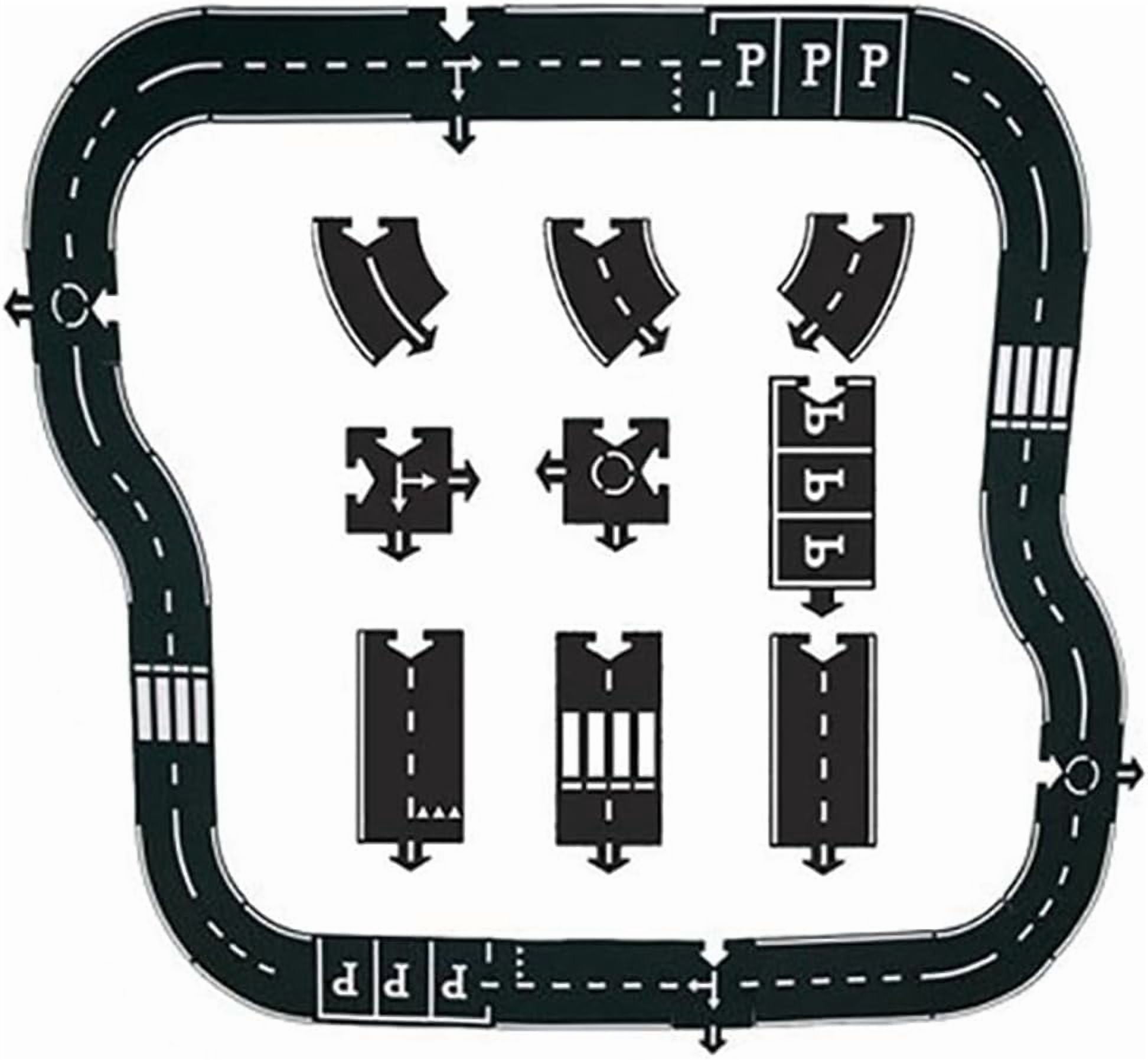 Flexible Rubber Road Puzzle Track Pieces,Flexible Expressway Circuit ...